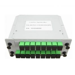 SPLITTER OPTICO CASSETE BOX 1X16 SC/APC NAC